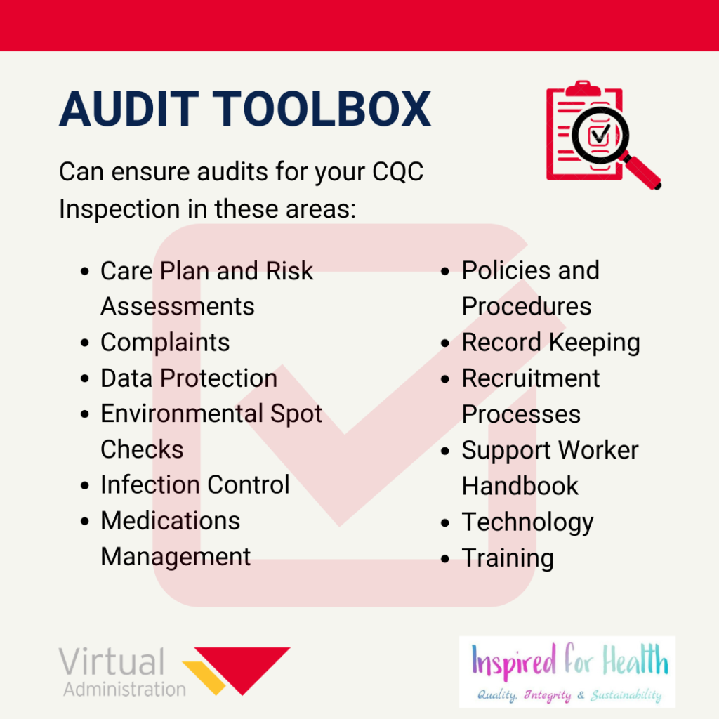CQC Audits - what do you have in place? - Virtual Administration