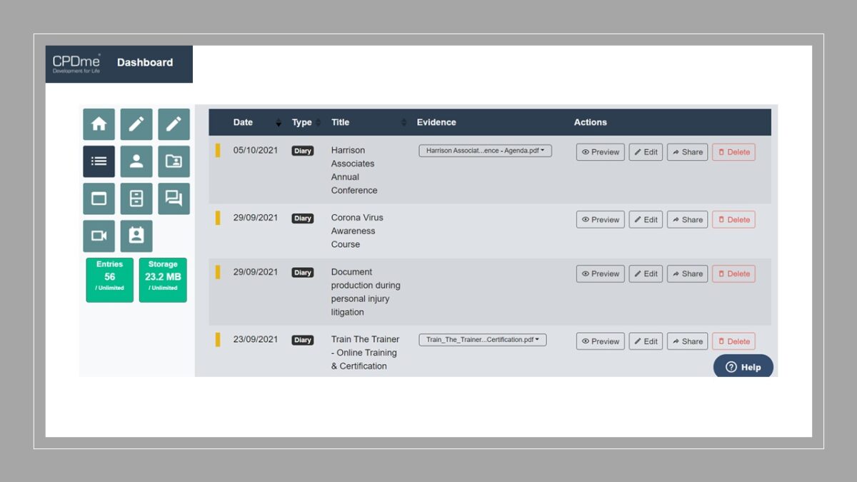 Online CPD Platforms - Virtual Administration